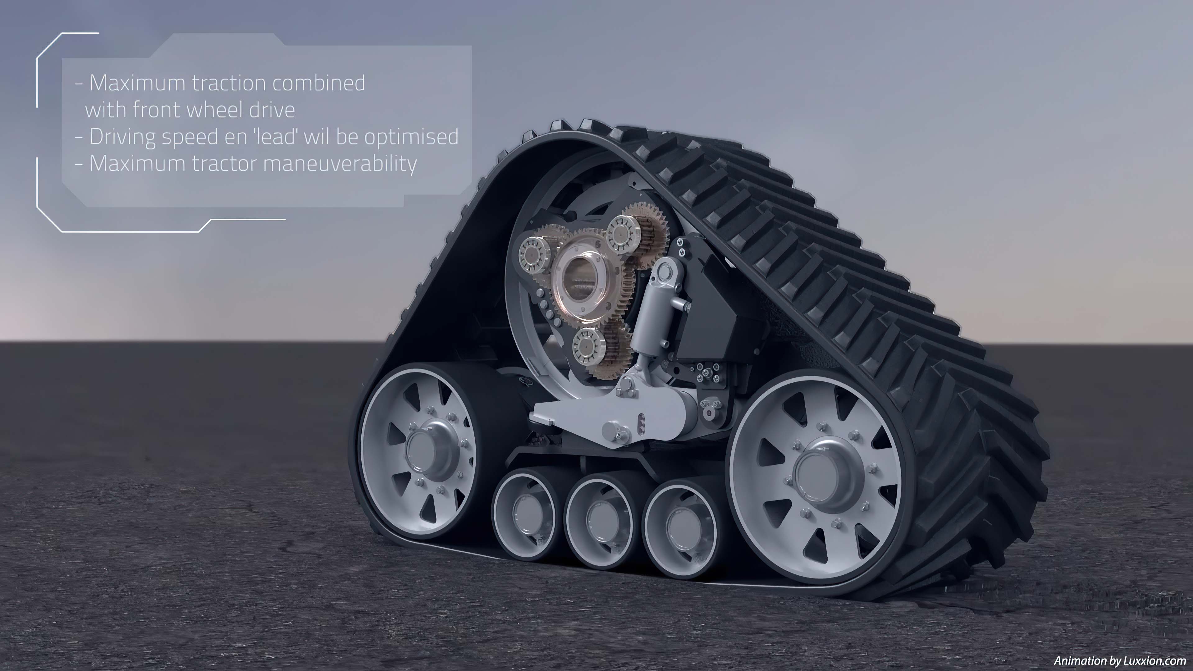 Agricultural Industry Technical Animation | Vehicle Tracks