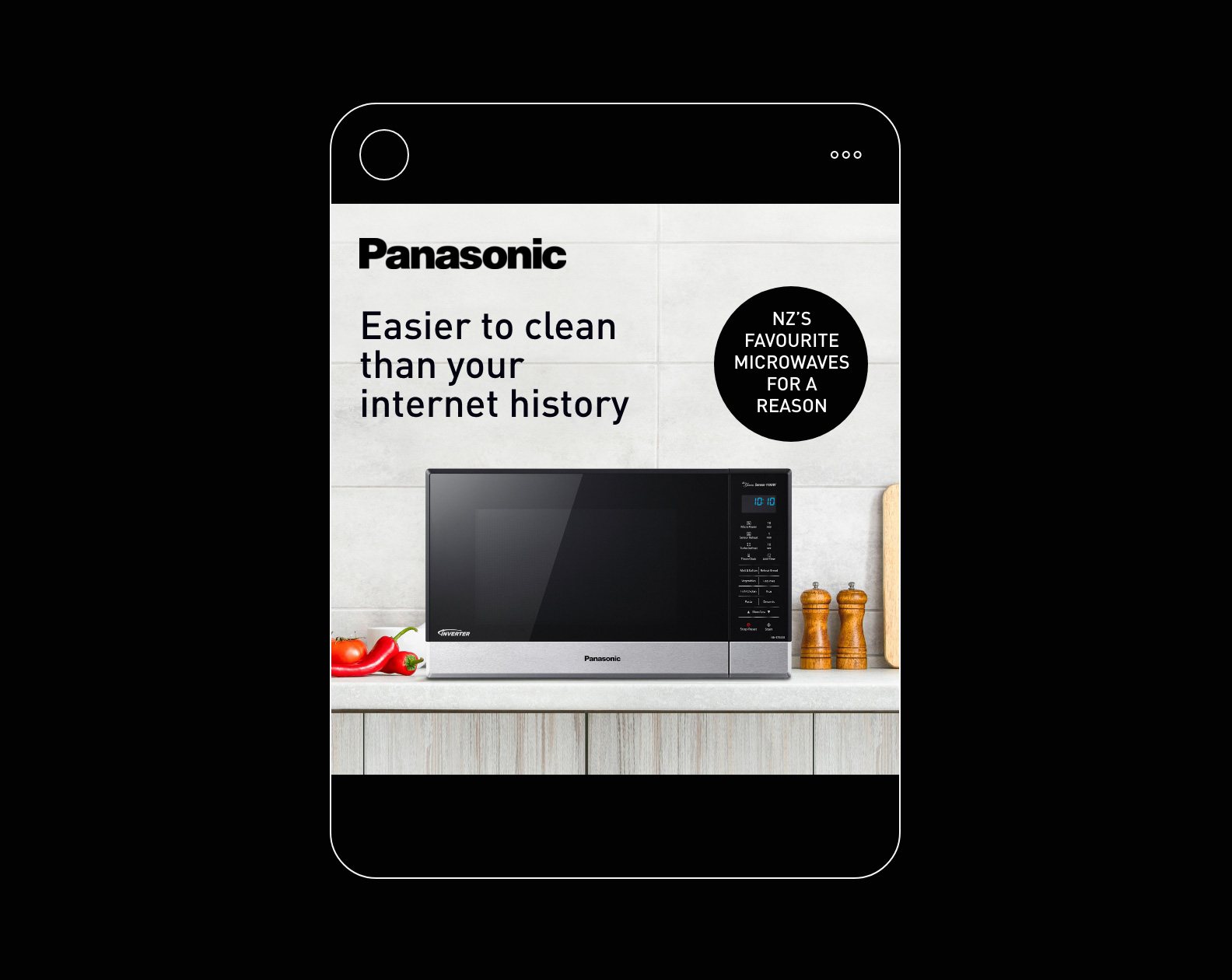 Panasonic Microwaves | Campaign by WOODS Agency | Messaging - Digital ...