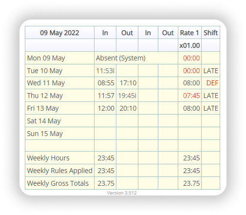 How do I process Timesheet Exceptions?