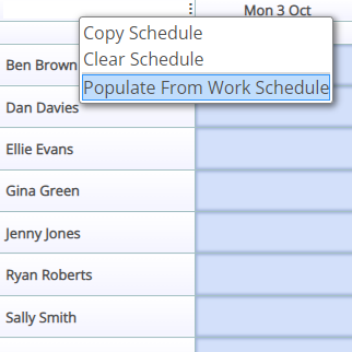 How do I build a Rota using Shift Rules?