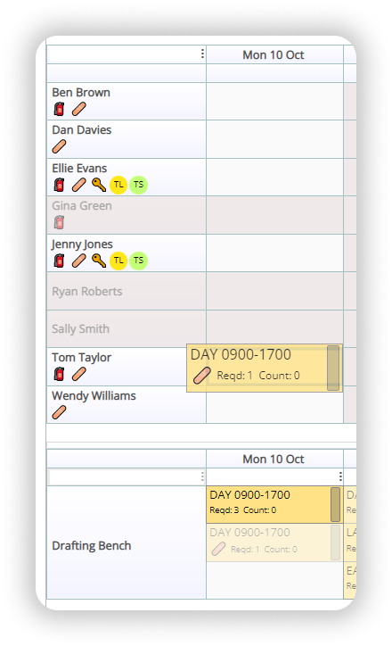 How do I make sure First Aiders are getting scheduled?
