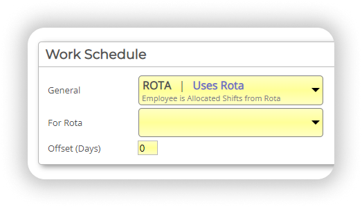 How do I set up an Employee to be included in the Rota?