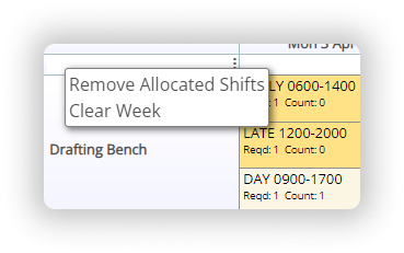 How do I build a Rota using the Drafting Bench?