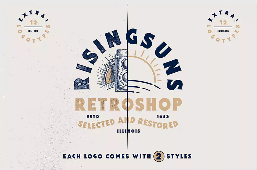 Valent - Font and Logo Templates