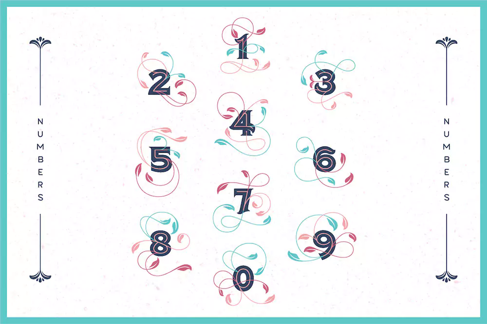 Flor Layered Font & Floral Extras