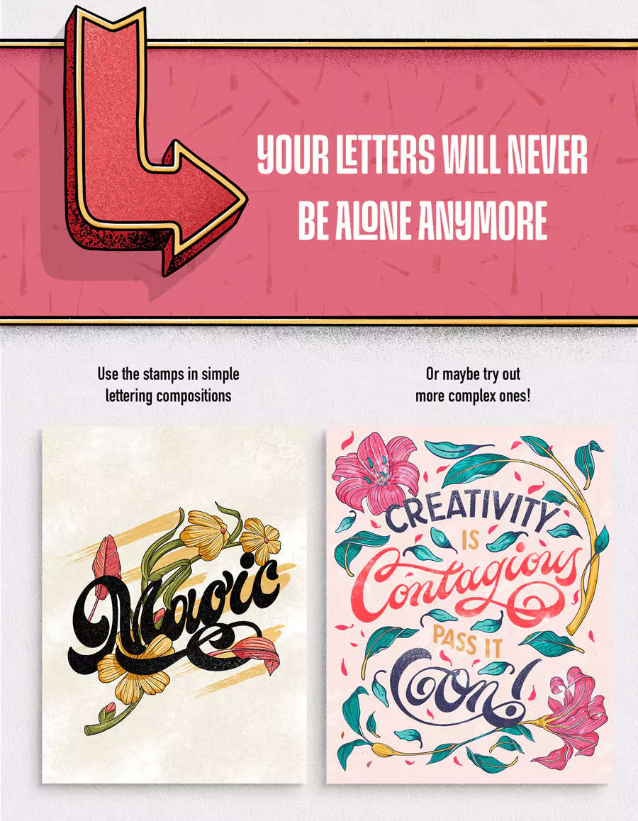 Decorative Lettering Illustration Toolkit