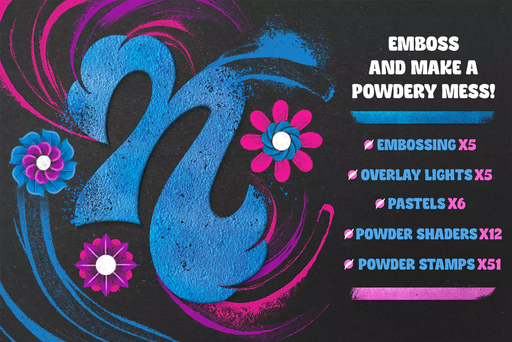 Pastels & Powders Procreate Brush Set