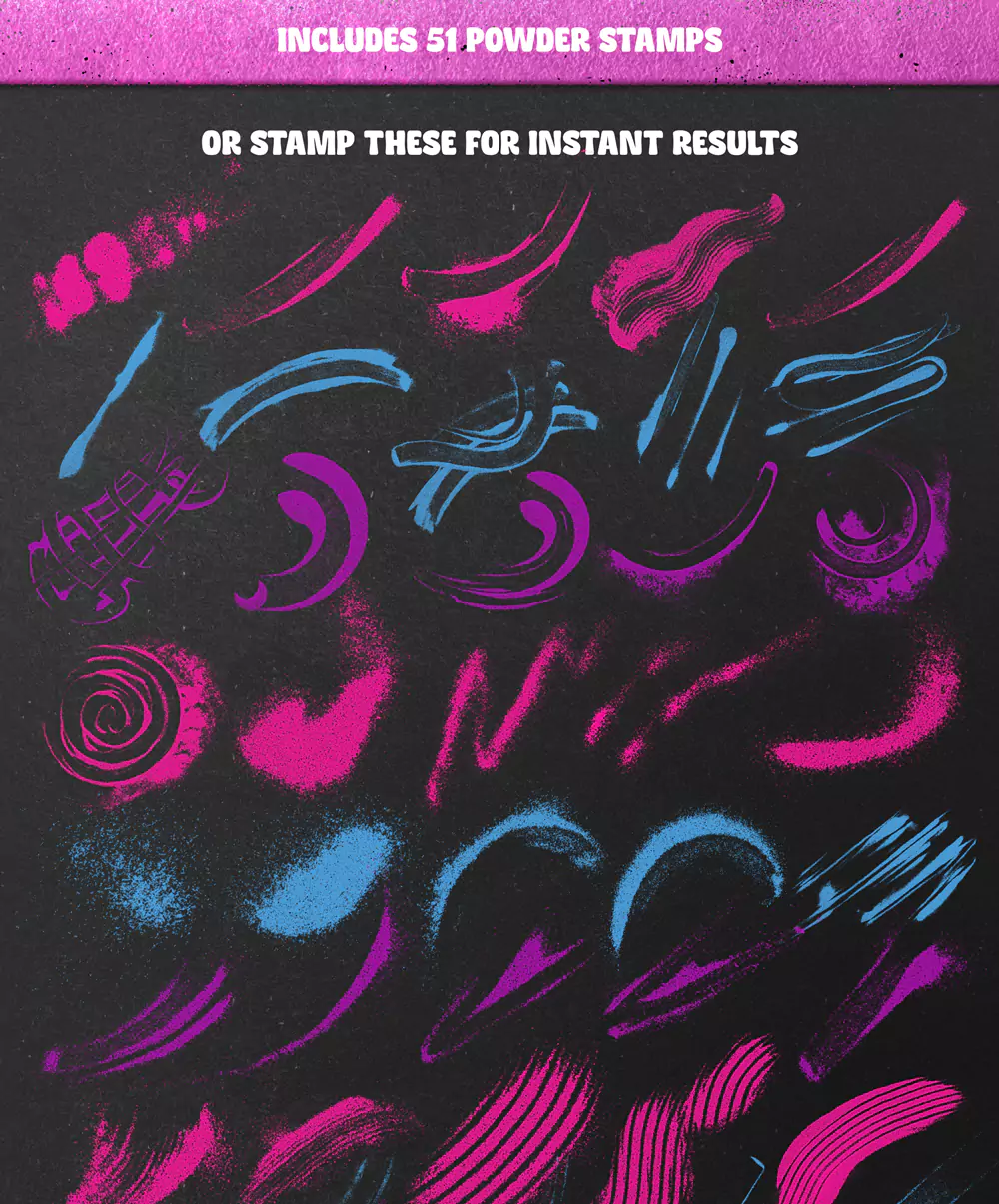 Pastels & Powders Procreate Brush Set