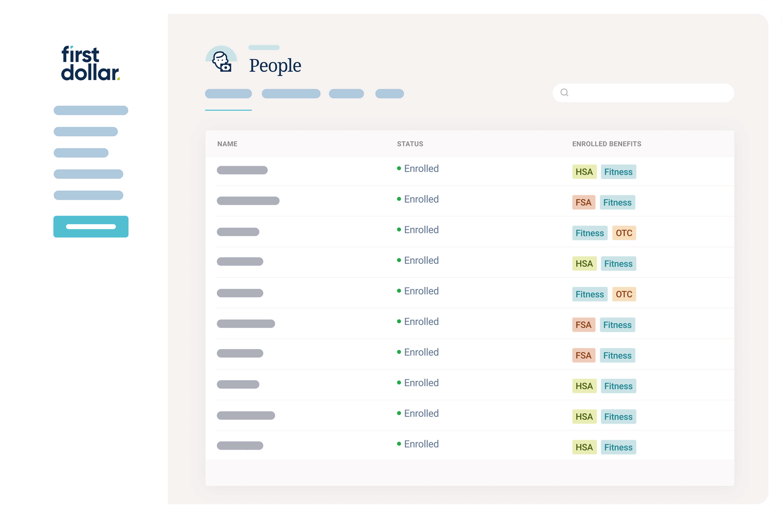 First Dollar | Modern Health Wallet Platform