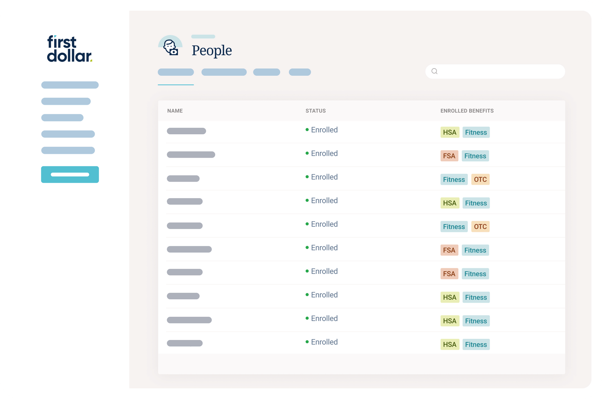 First Dollar | Modern Health Wallet Platform