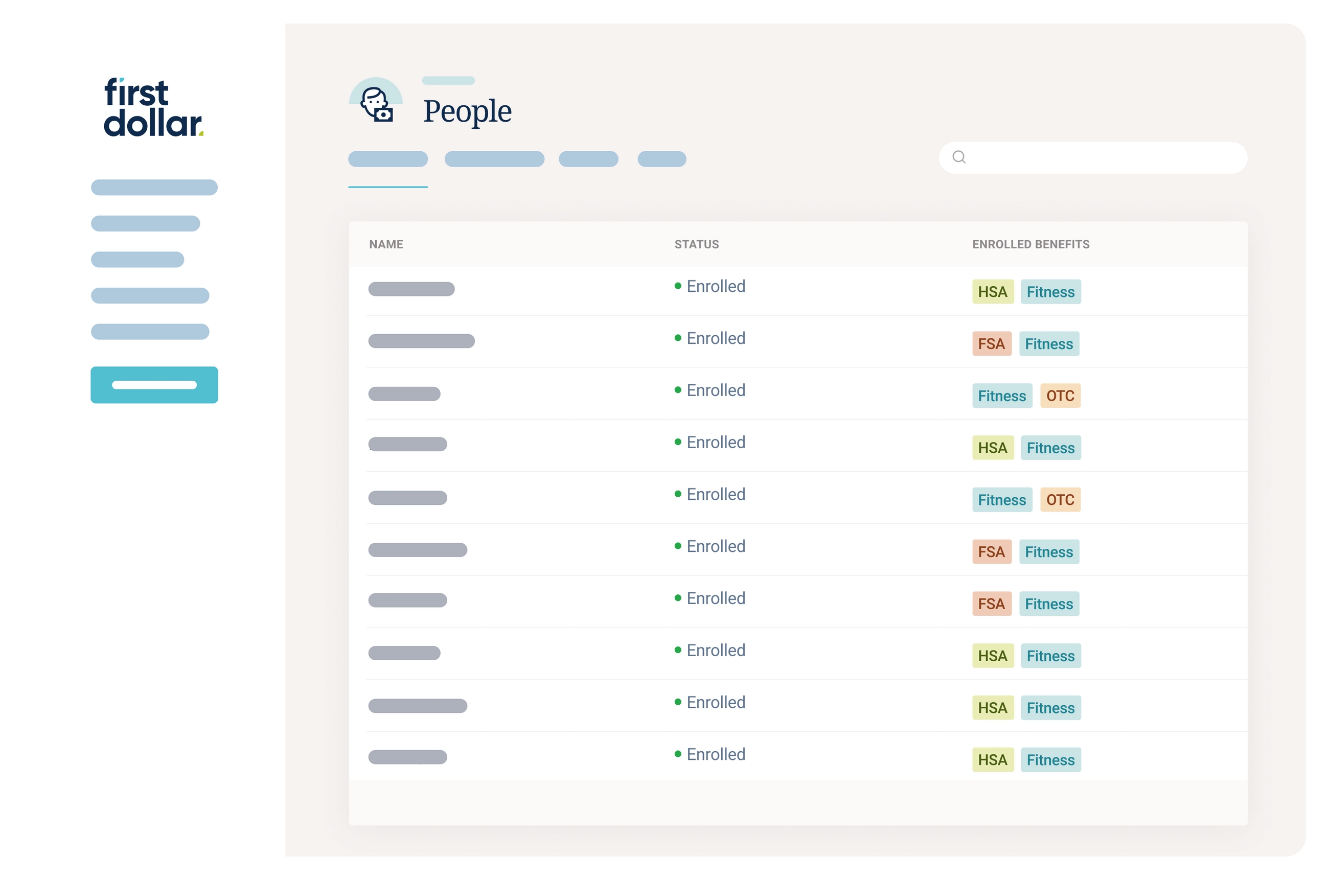 First Dollar | Modern Health Wallet Platform