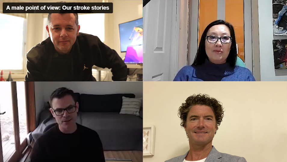 Justin Williams, Justin Murray and Andrew Baker share their stroke ...