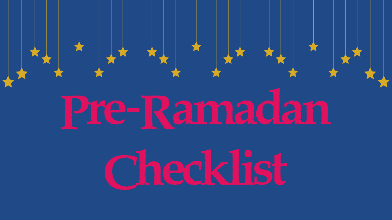 Ramadan Checklist by dearMuslimkids.com