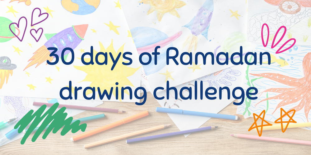 Ramadan Drawing Challenge by dearMuslimkids.com