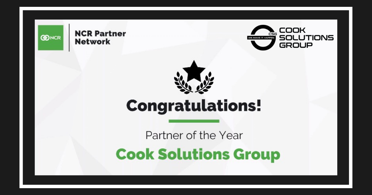 Cook Solutions Group wins NCR Partner of the Year! | Cook Solutions Group