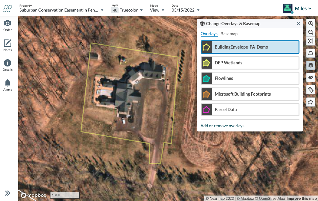 Monitor conservation easements - Upstream Tech