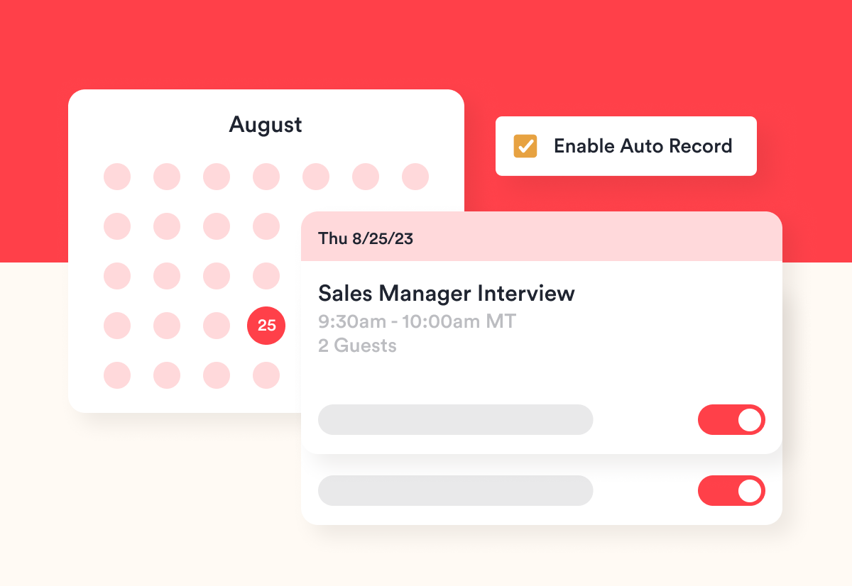 New in Hireguide: Auto Record | Hireguide