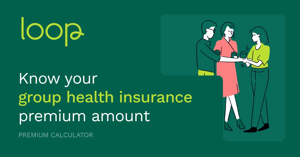 Group health insurance premium calculator l Loop