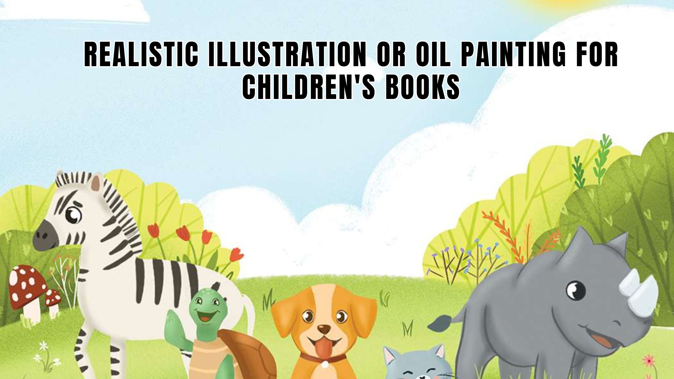 Choosing Between Realistic Illustration or Oil Painting for Children's ...