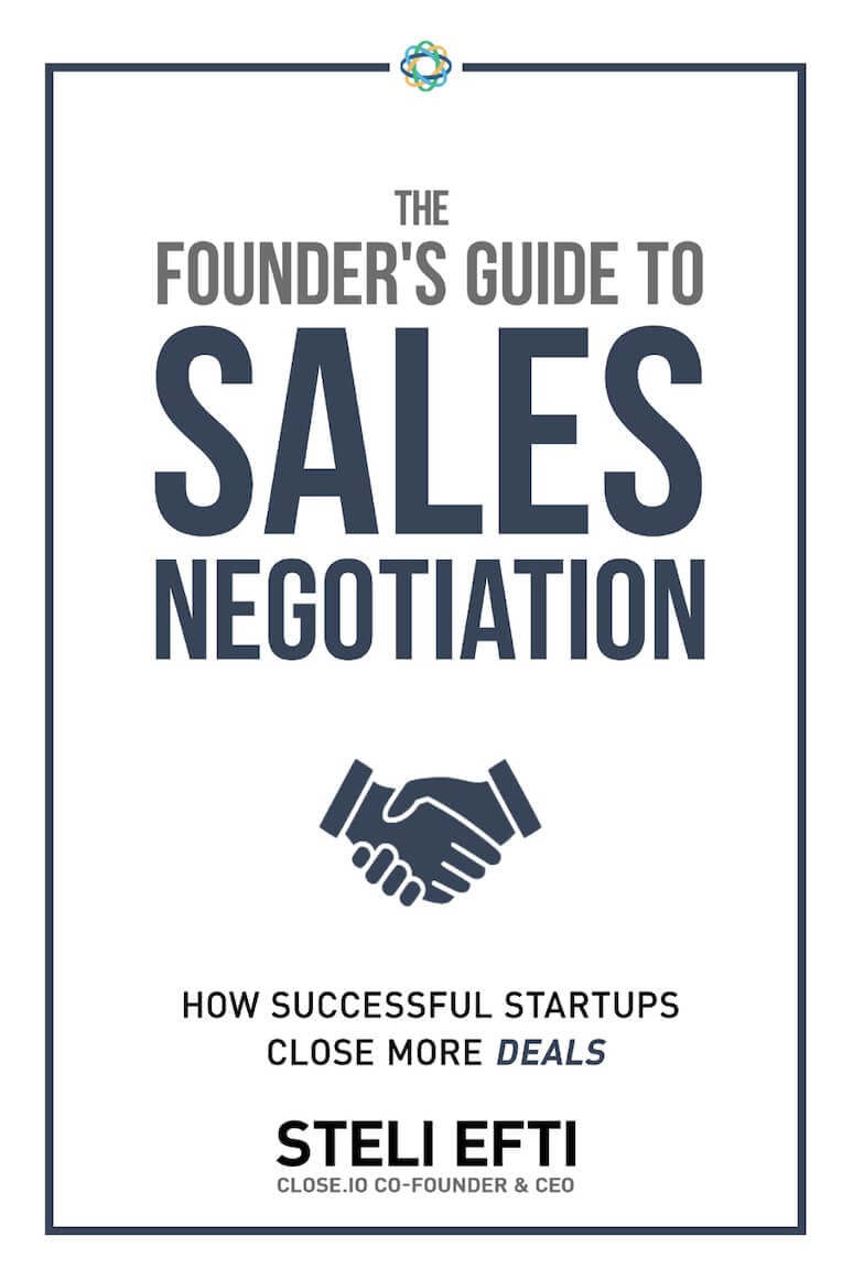 The Founder's Guide To Sales Negotiation