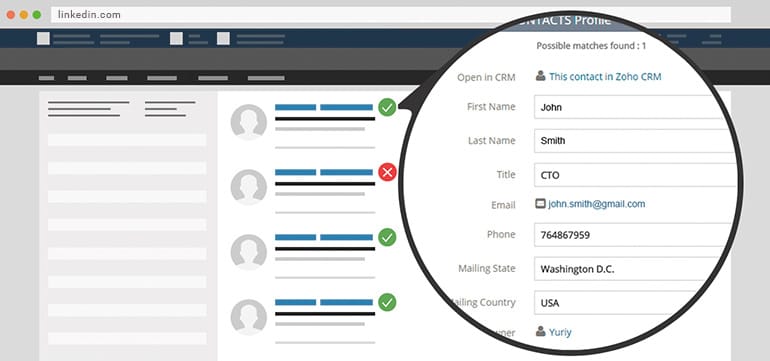 LinkMatch CRM Integration