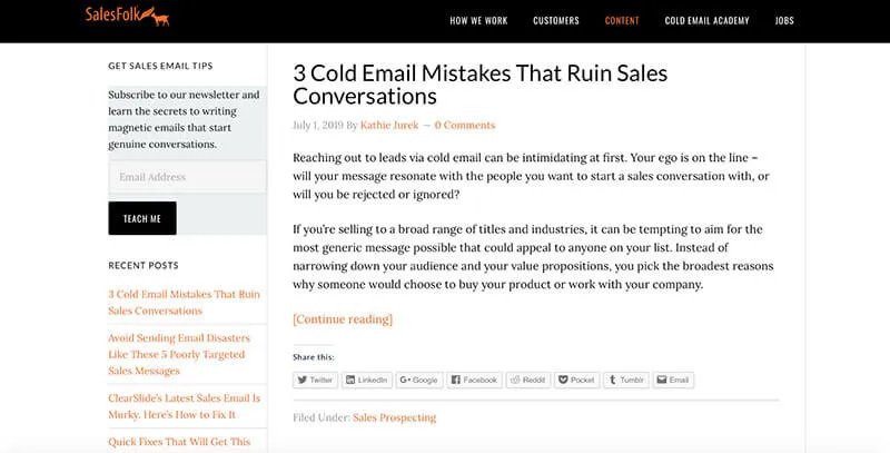 12 Sales Blogs You Should Read Every Day