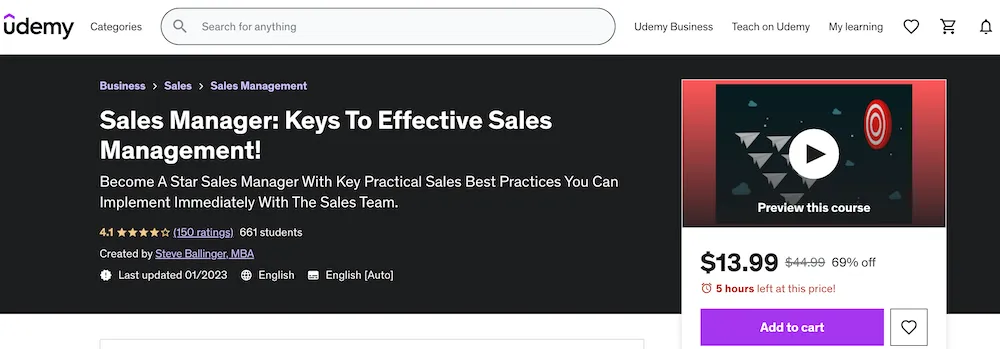 Best 15 Sales Courses to Consider in 2024