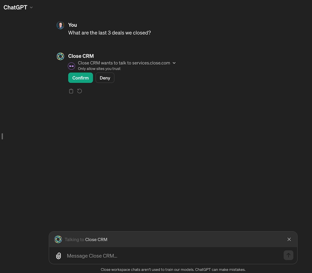 Leverage the Power of AI with the New Close CRM ChatGPT Plugin