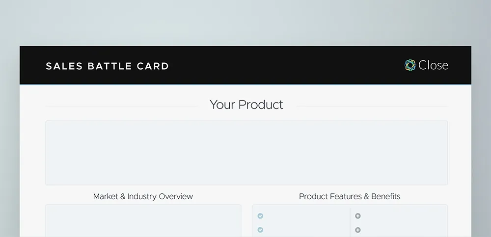The quick guide to creating competitive sales battle cards