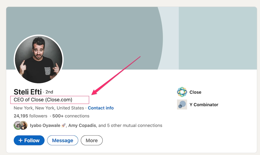 How to Write a Winning Sales Profile LinkedIn Headline (With 8 Examples)