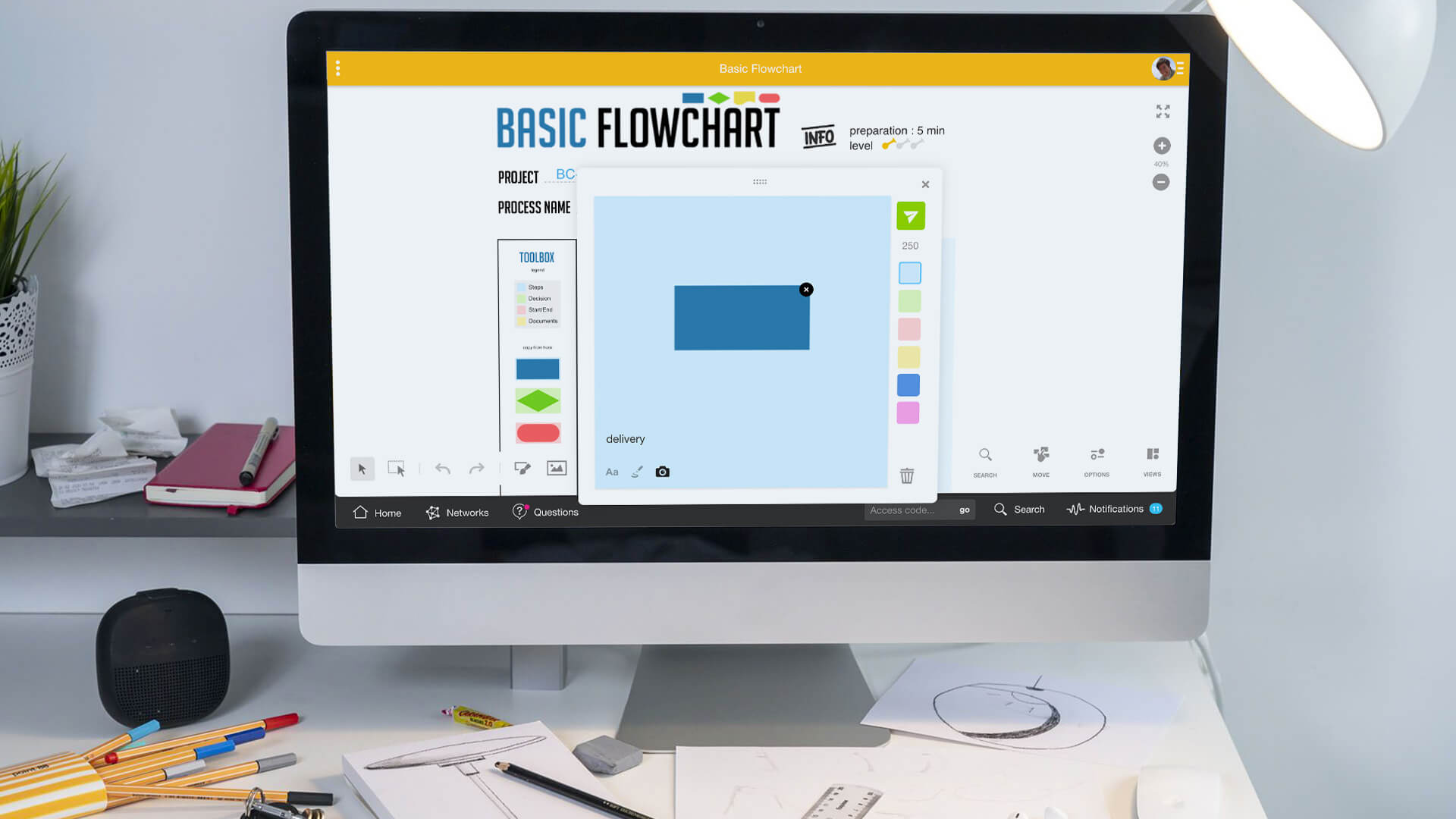 Basic Flowchart: easily clarify your processes with flowcharts ...