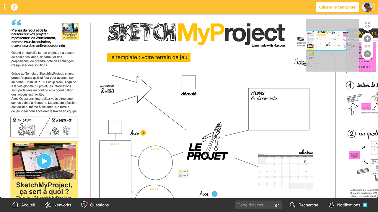 Sketch My Project: un plan de management de projet visuel avec Board ...