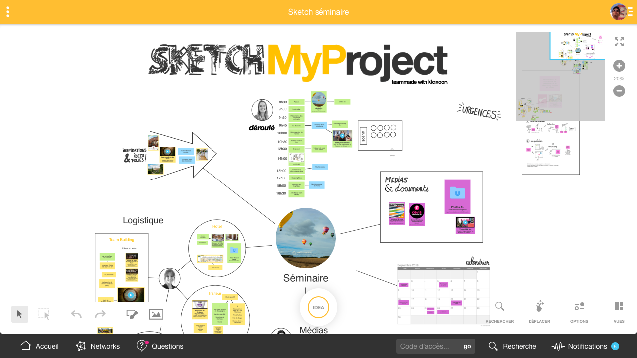 Sketch My Project: un plan de management de projet visuel avec Board ...