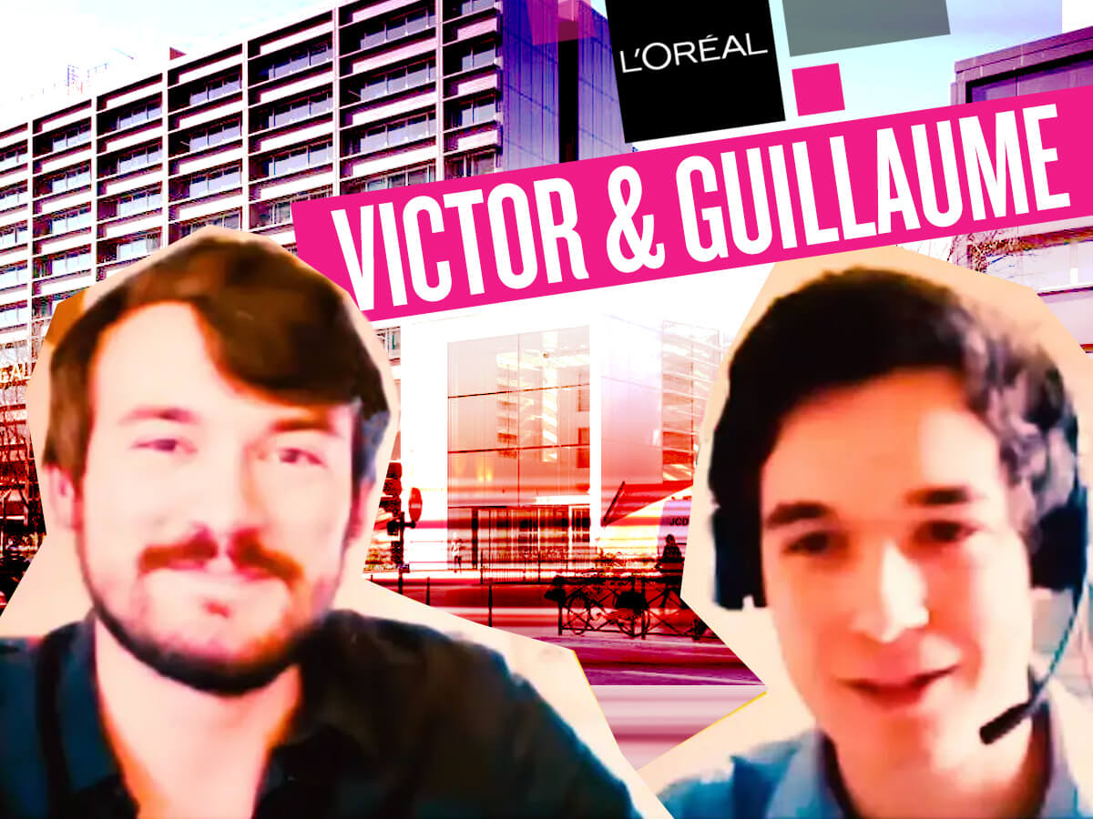 At L'Oréal, Victor and Guillaume rethink their training 100% remotely ...