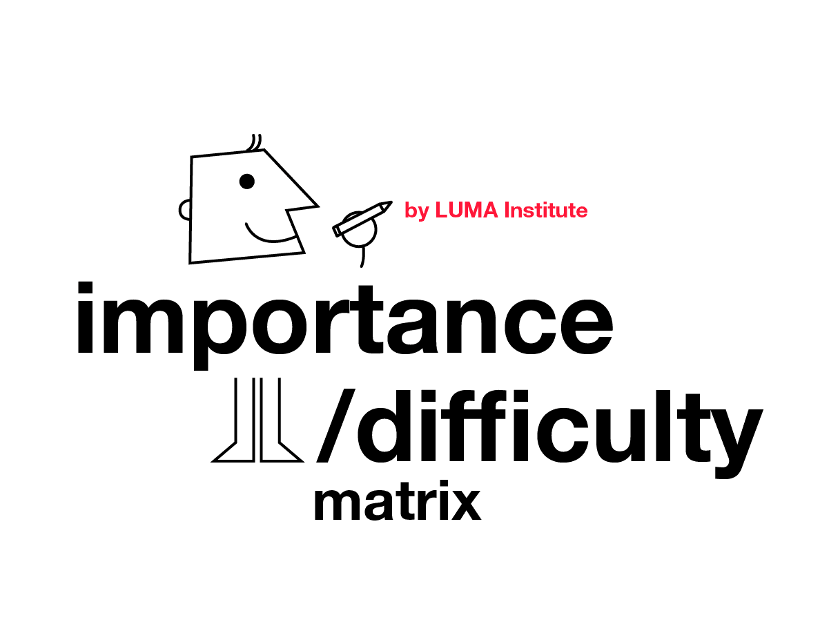 Importance/difficulty matrix: a method by LUMA institute - Templates ...