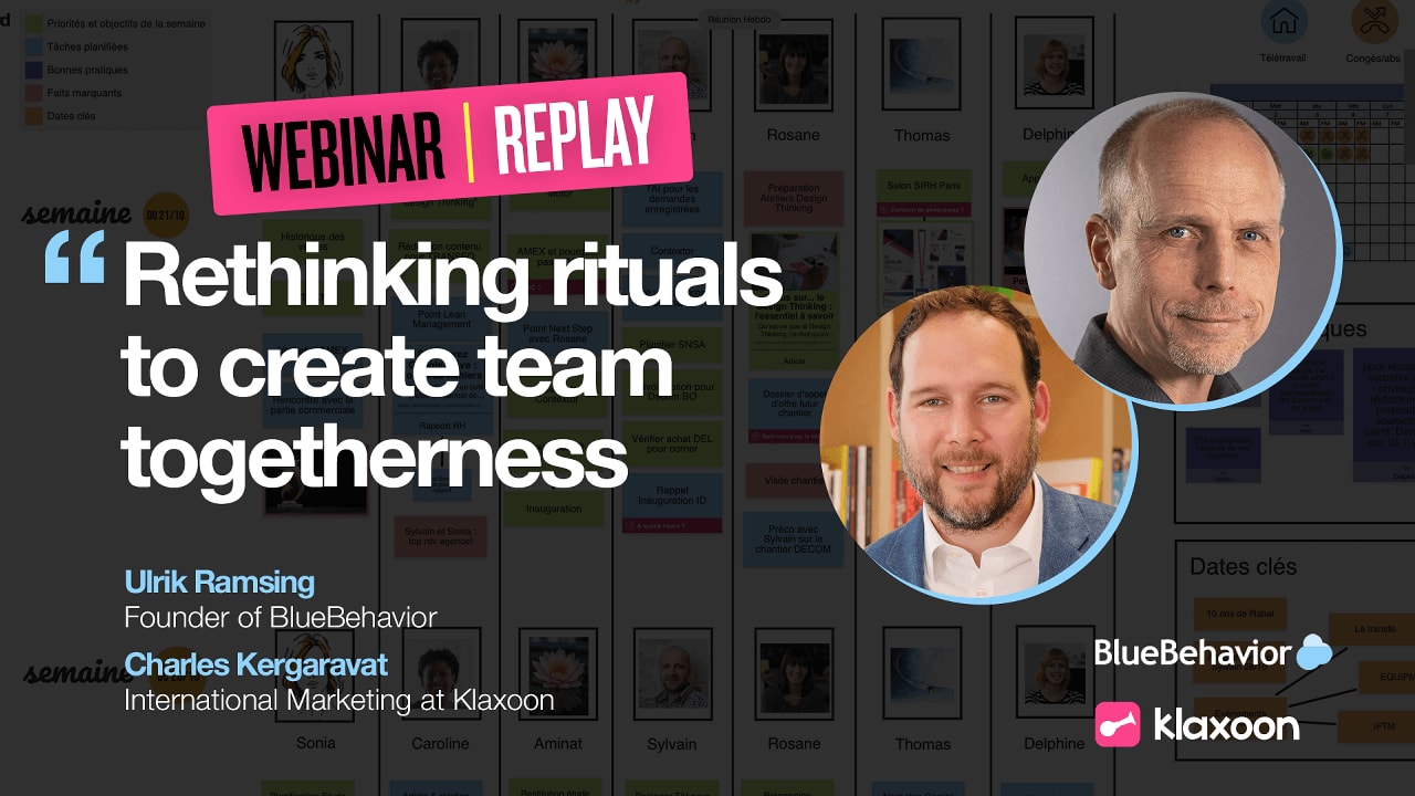 Rethinking rituals to create team togetherness - Articles | Klaxoon