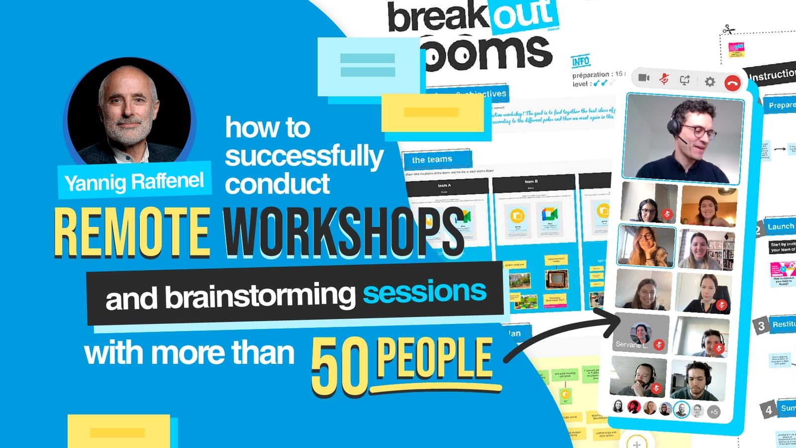 Run remote brainstorming sessions with more than 50 people - Case studies | Klaxoon