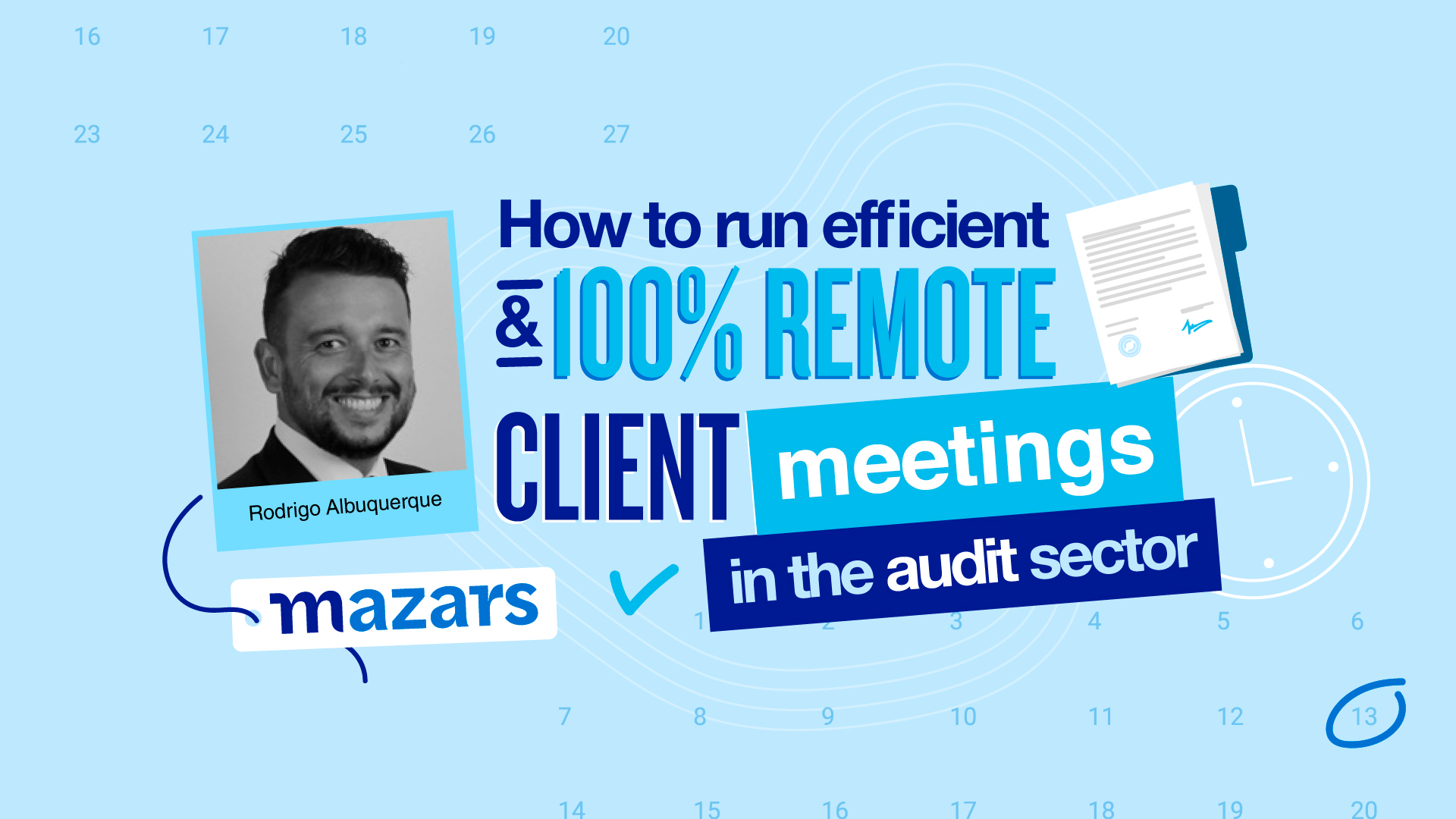 Run efficient and 100%-remote client meetings in the audit sector ...