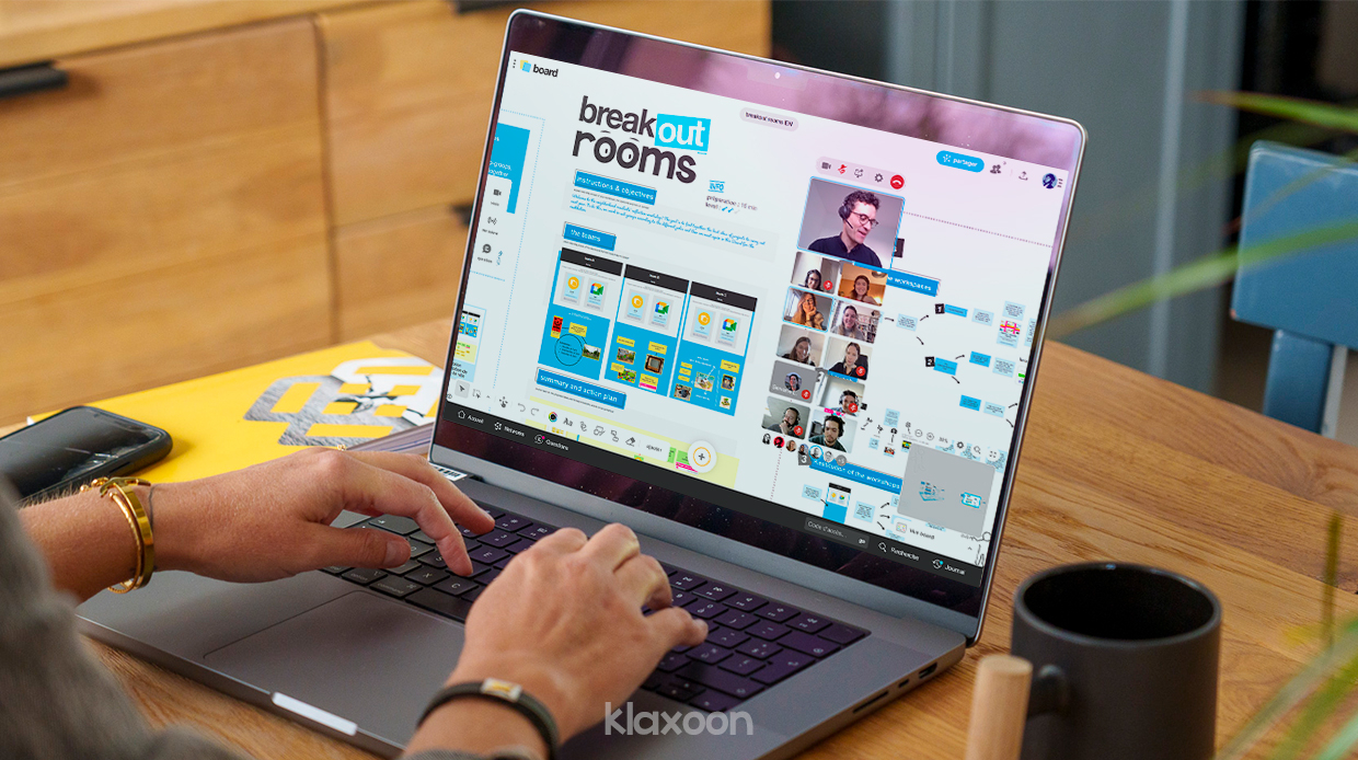 Run remote brainstorming sessions with more than 50 people - Case studies | Klaxoon