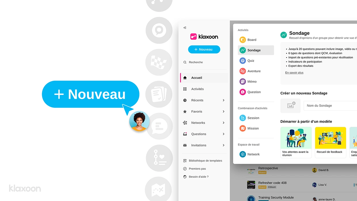 Klaxoon présente sa nouvelle plateforme tout-en-un - Articles | Klaxoon