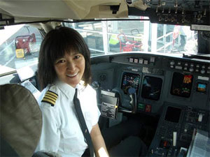Former Ayusa Student is First Female Japanese Commercial Pilot | Ayusa