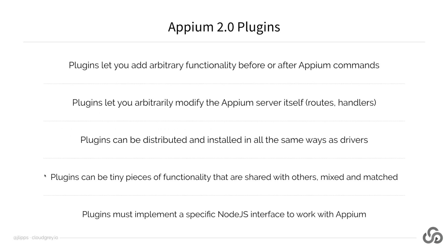 Unfolding Appium 2.0 and New Appium Drivers