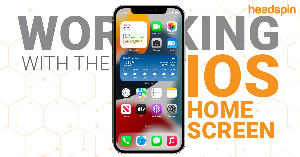 Working with the iOS Home Screen (Springboard)