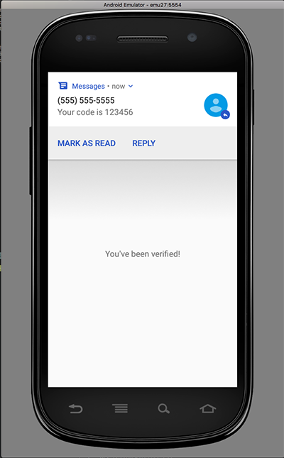 Simulating SMS Messages on Android