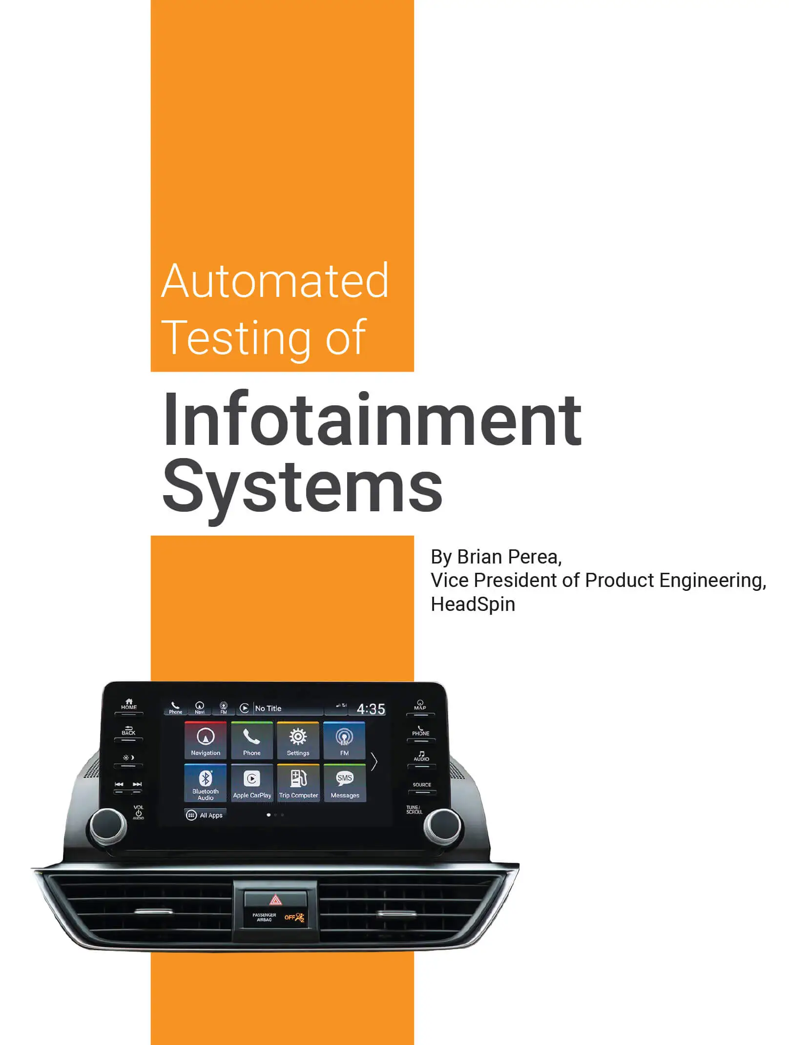 Automated Testing of Infotainment Systems - Whitepaper
