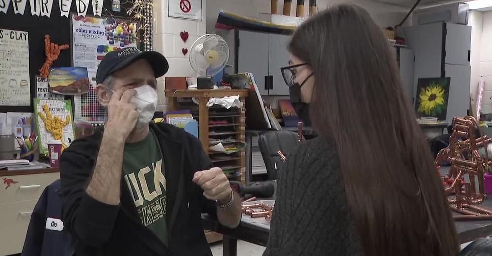 Deaf and blind artist on Long Island finds his true voice through his ...