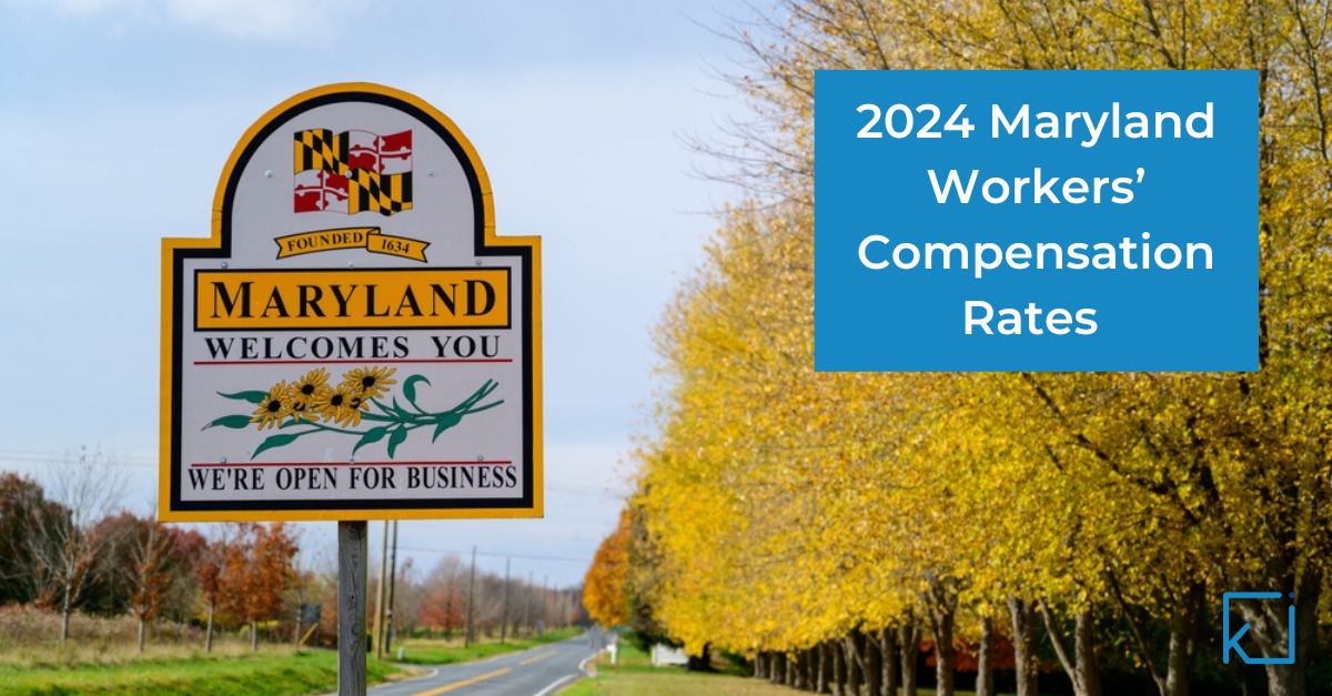 2024 Maryland Workers’ Compensation Rates