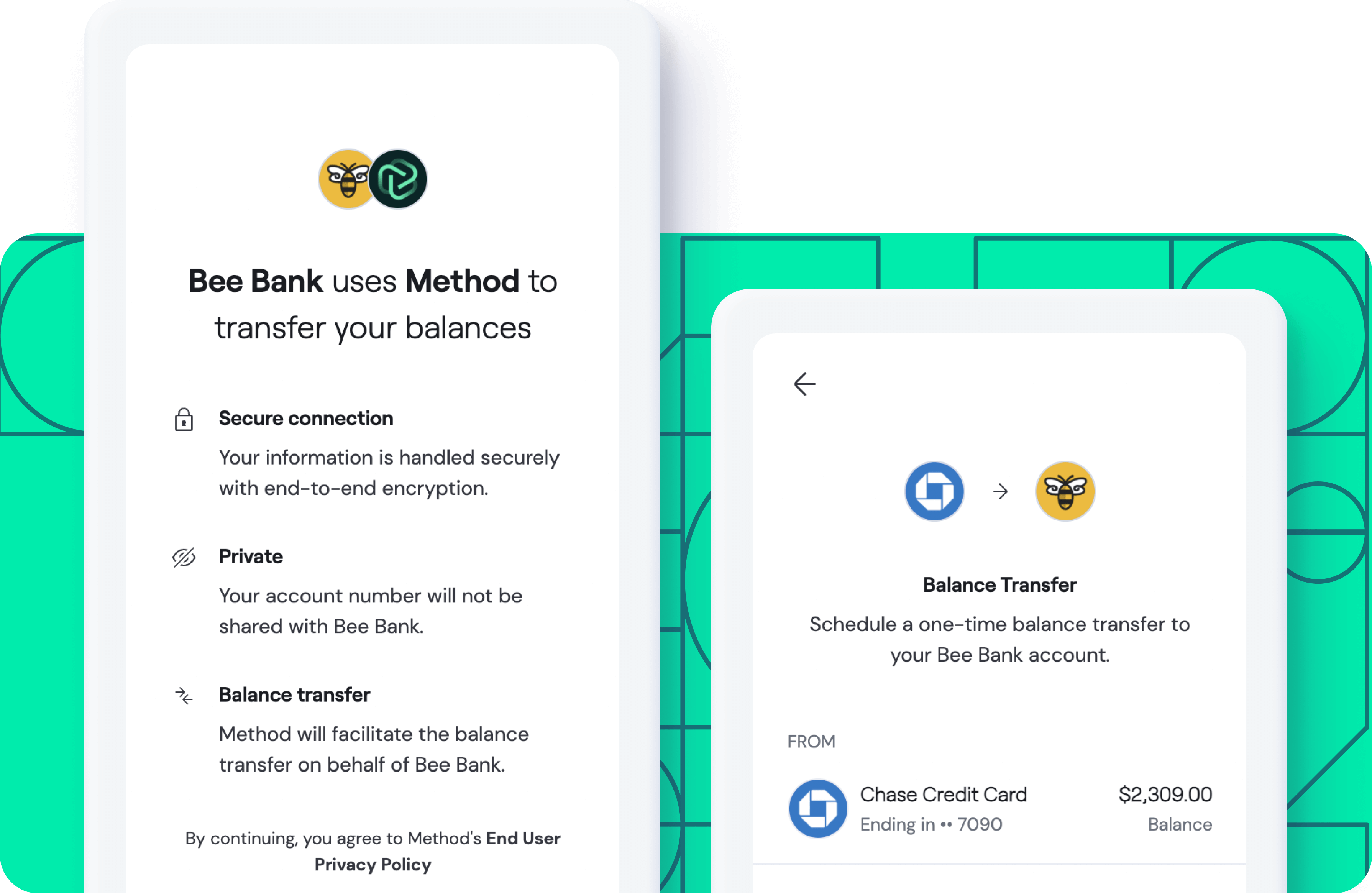 Method | Real-time liability data & payment access