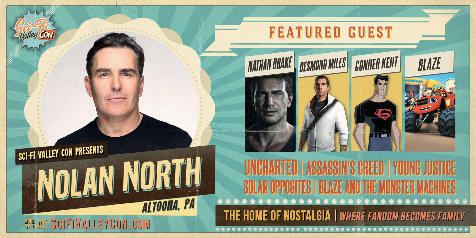 Celebrity Guests | Sci-Fi Valley Con | Altoona, PA