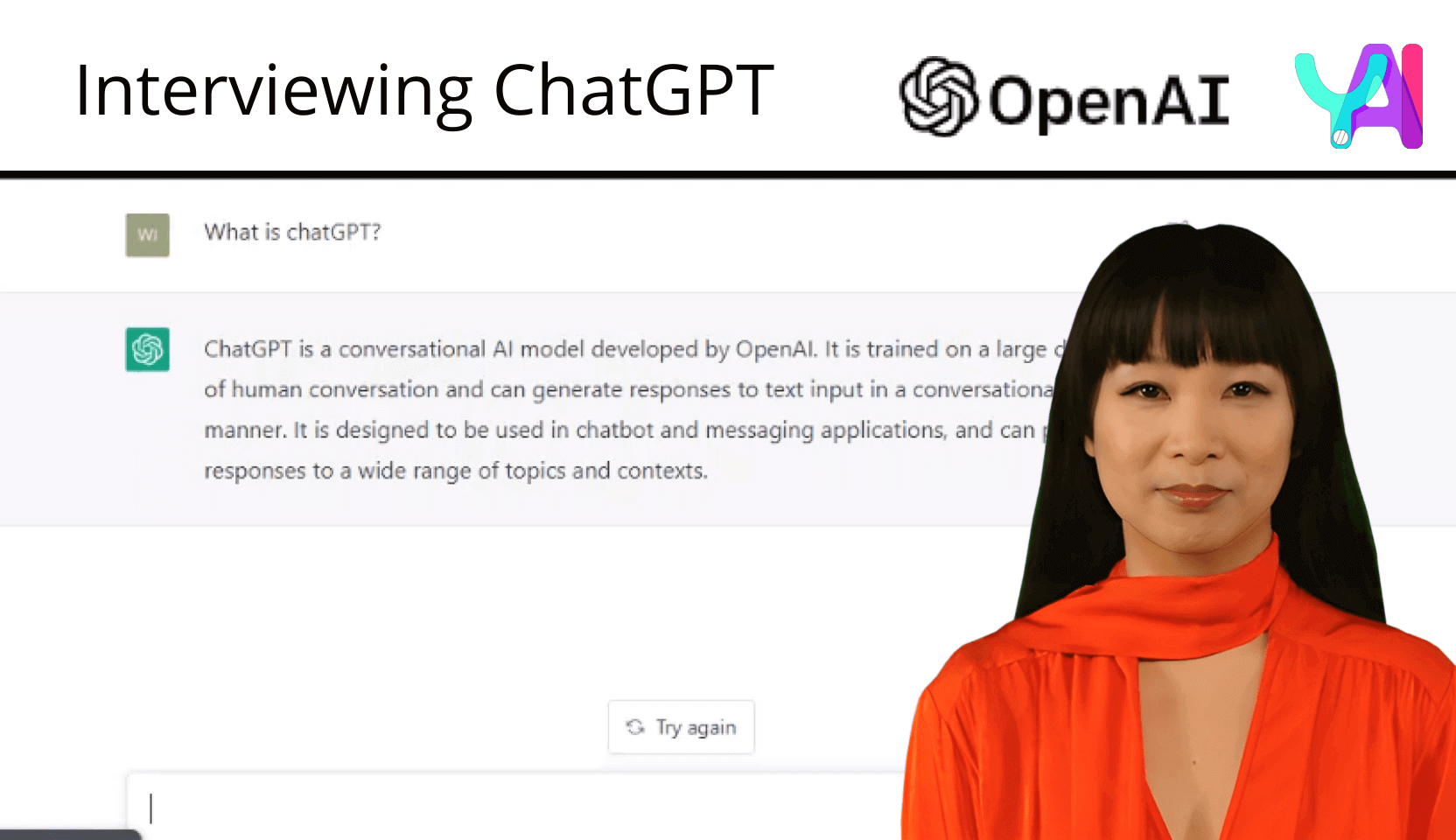 What is ChatGPT - in its own words.